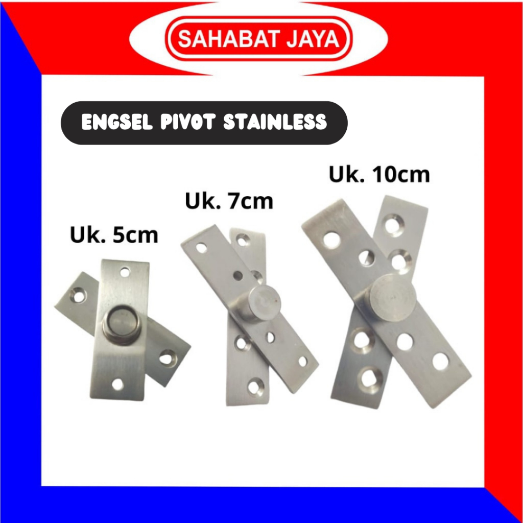 Jual Engsel Pivot Stainless Jendela Pintu Lemari Mebel Rumah Engsel ...