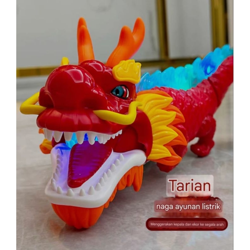 Jual mainan robot model naga , mainan anak model naga bisa maju mundur ...