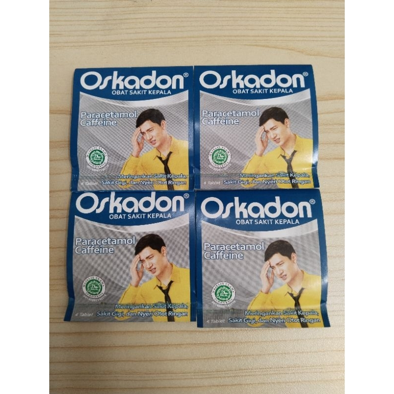 Jual Oskadon & Oskadon SP Ecer 1 Strip Isi 4 Tablet Obat Sakit Kepala ...