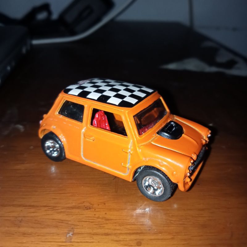 Jual Custom Ban Karet Morris Mini Cooper Base Besi Orange Jingga Oren ...