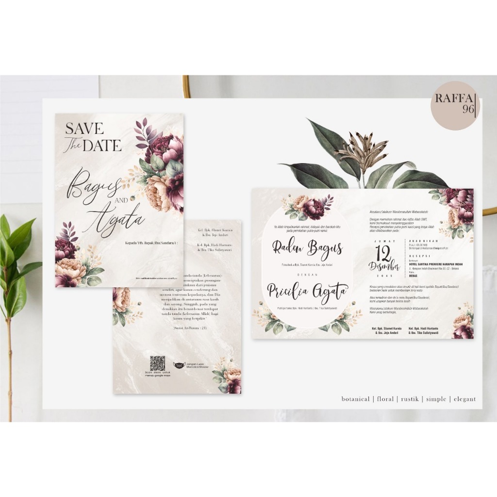 Jual Raffa 96 Blanko Undangan | Undangan Murah | Blangko Undangan | Shopee Indonesia