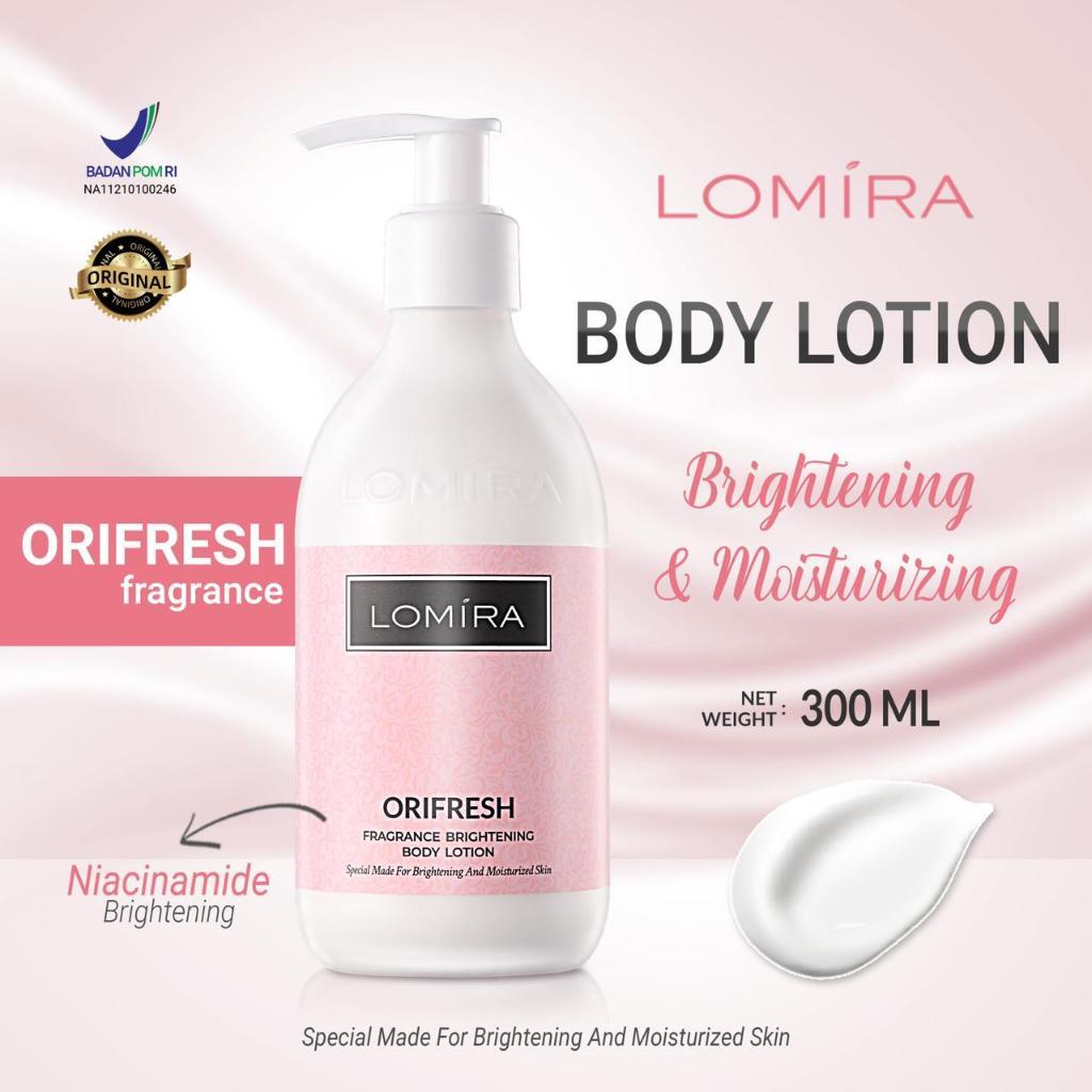 Jual LOMIRA Fragrance Brightening Body Lotion - 300ml | Shopee Indonesia