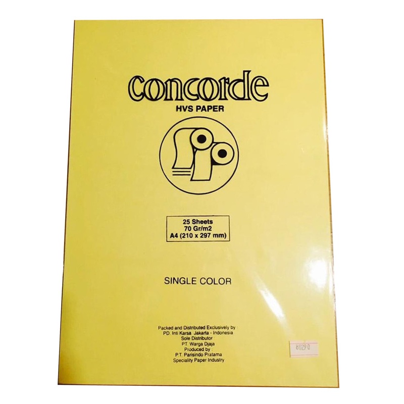 Jual Gramedia - Concorde Hvs A4 70 Gr - Kertas Copy Warna Kuning ...