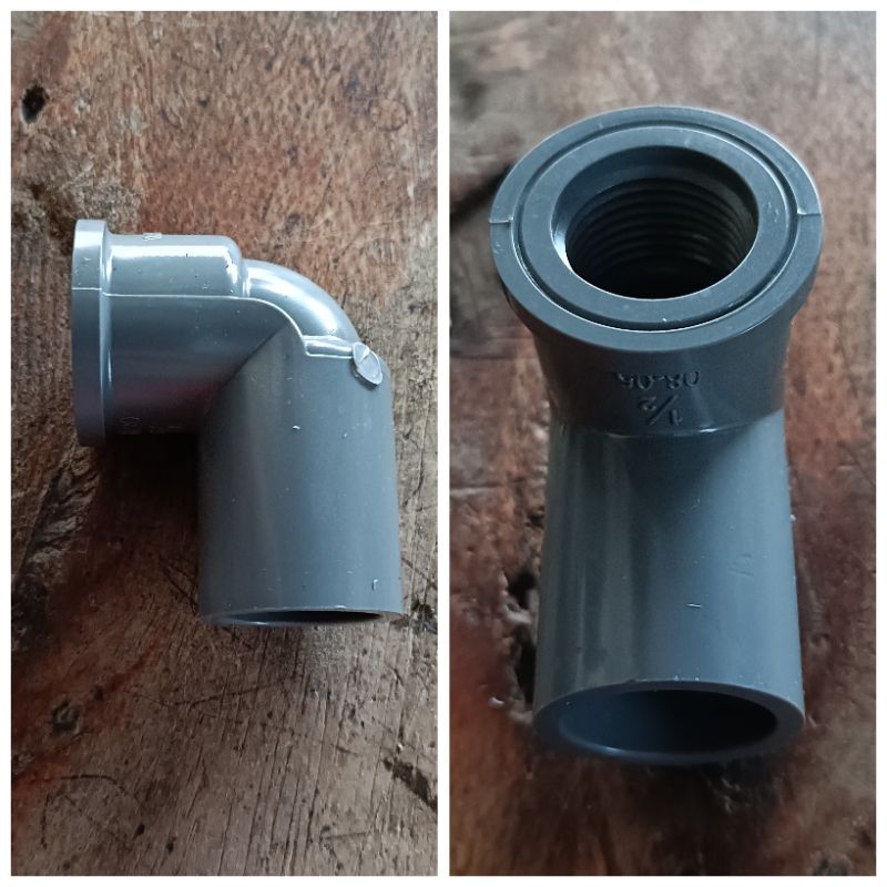 Jual Knee Drat Dalam 1/2" Inch Rucika AW Sambungan Siku Elbow Pipa PVC | Shopee Indonesia
