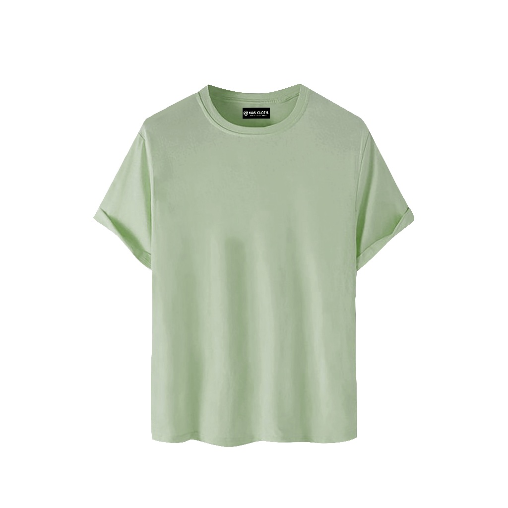 Jual Mas Clothing Kaos Polos Cotton Combed 30s Sage Green | Shopee ...