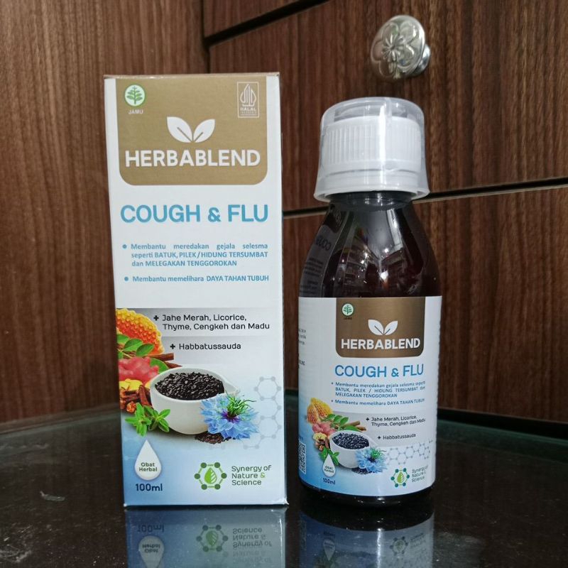 Jual Herbablend Cough & Flu 100ml | Shopee Indonesia