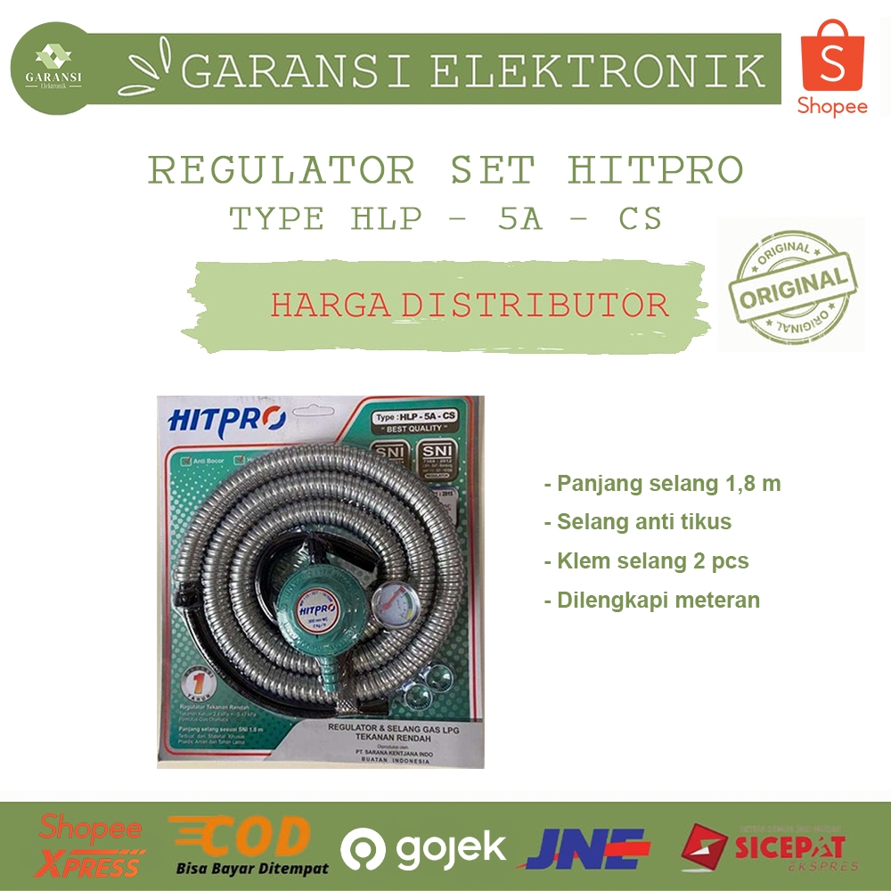 Jual HITPRO REGULATOR SELANG GAS TYPE HLP-5A-CS METER | Shopee Indonesia