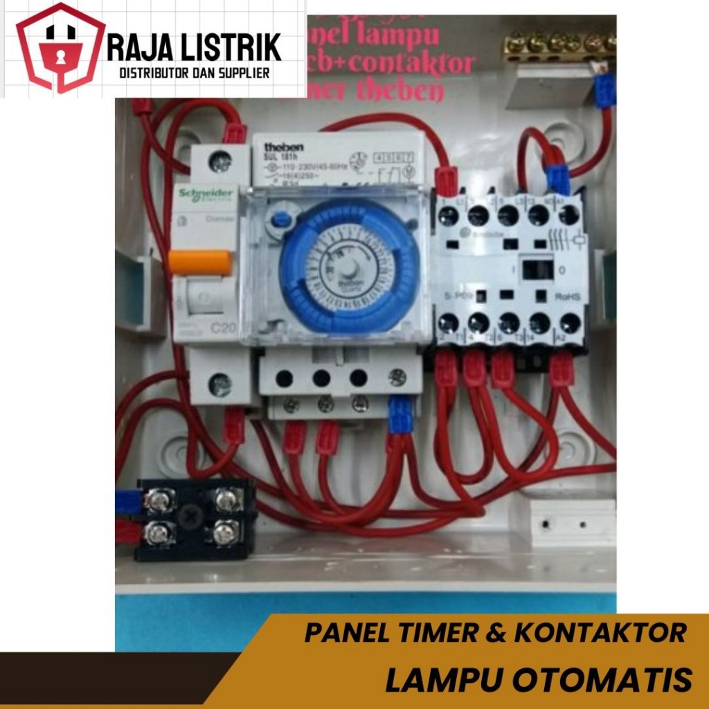 Jual Panel Timer dan Kontaktor lampu otomatis | Shopee Indonesia