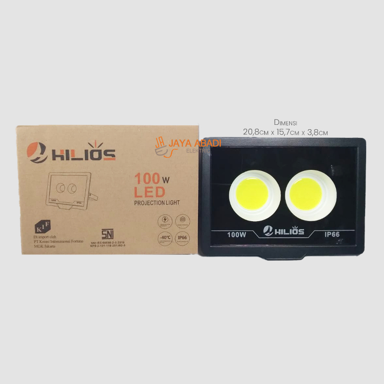 Jual Lampu Sorot led cob 100 watt Hilios lampu sorot led tembak cob 100 w outdoor | Shopee Indonesia