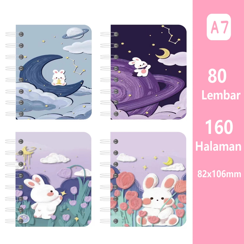 Jual NOTEBOOK RING MOTIF GALAXY / BUKU CATATAN RING / BUKU TULIS RING ...