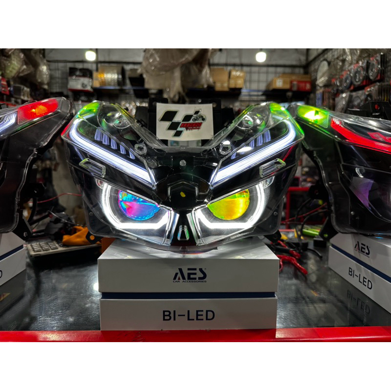 Jual PROJECTOR BILED AES TURBO 2 3in 55-70watt VARIO 125/150 fullset ...