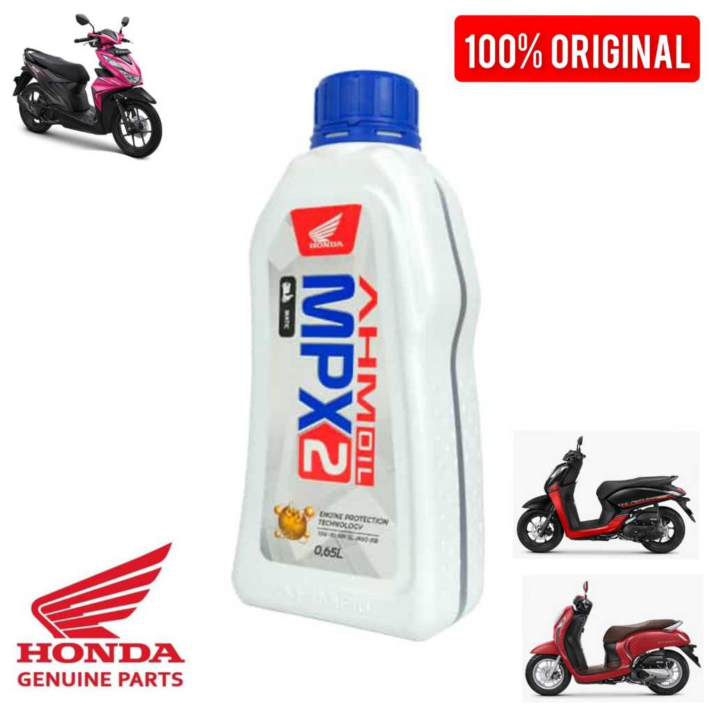 Jual OLI MPX2 MATIC 0.65 LITER 10W 30 ORIGINAL AHM OIL 082322MBK3LN9 ...