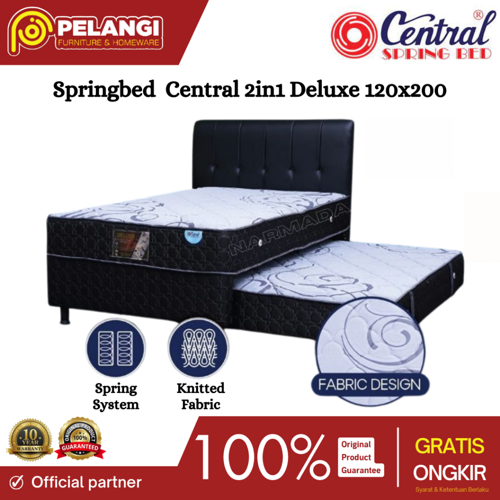 Jual Springbed Central 2in1 Deluxe Sorong | Springbed Sorong ...