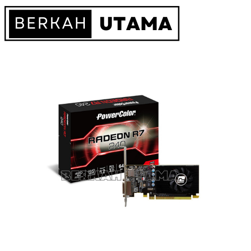 Jual VGA POWERCOLOR R7 240 2GB GDDR5 OC | RESMI RADEON R7240 2G DDR5 ...