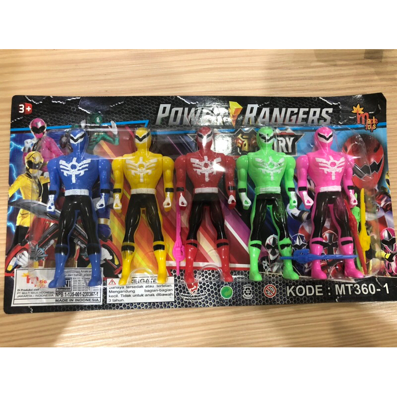 Jual Mainan Figure Power Rangers set | Shopee Indonesia