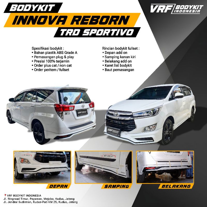 Jual Body kit INNOVA REBORN TRD SPORTIVO (non cat) | Shopee Indonesia