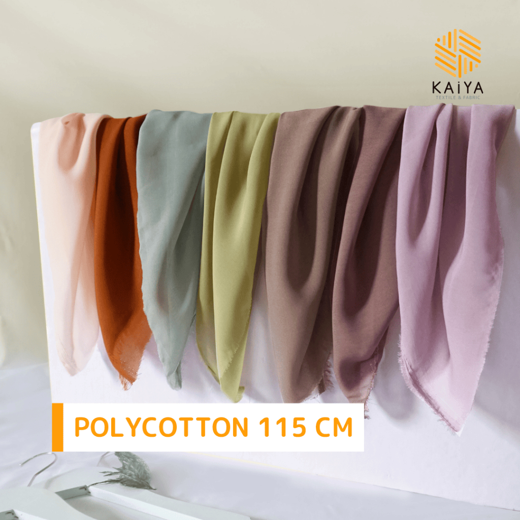 Jual Bahan Kain Polycotton Vine Bella Square Double Chiffon per 0.5 ...