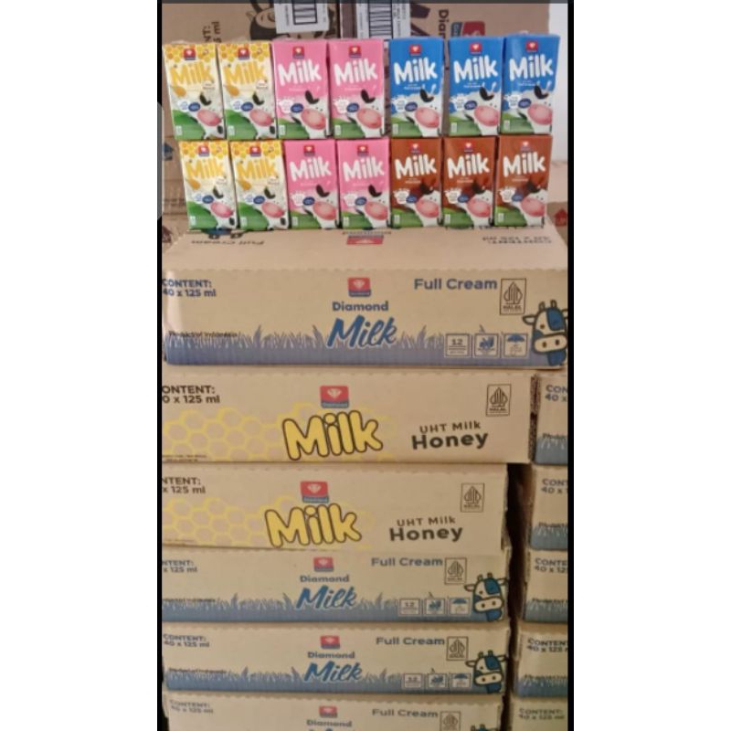 Jual susu uht diamond 1qtn | Shopee Indonesia
