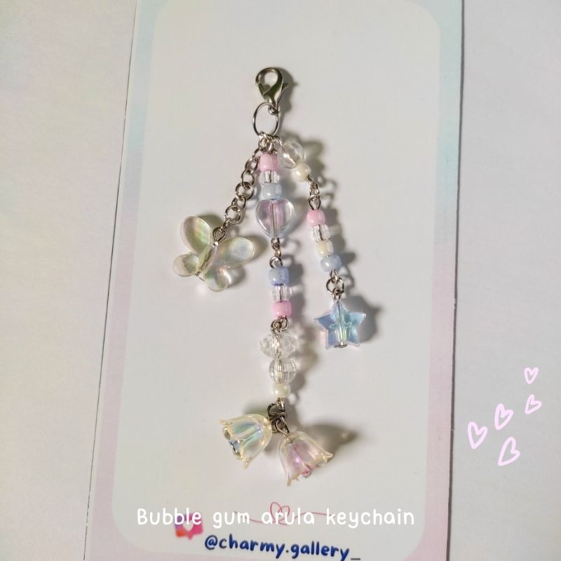Jual Arula keychain - bubble gum, aesthetic keychain, keychain premium ...