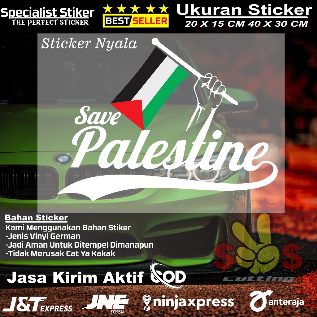 Jual Stiker Save Palestine Sticker Cutting Save Paletine | Shopee Indonesia