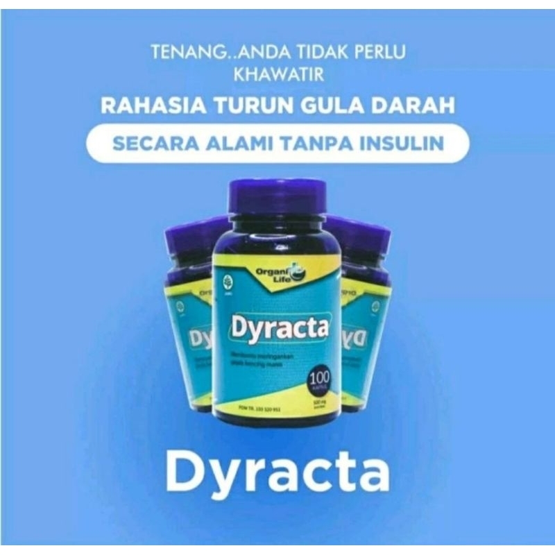Jual Dyracta isi 100 kapsul Diabetes, Kencing manis, Gula Darah ...