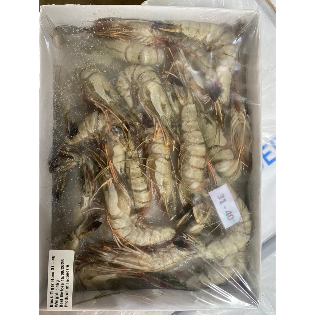 Jual Udang tiger / udang windu / black tiger prawn kualitas export @1kg ...