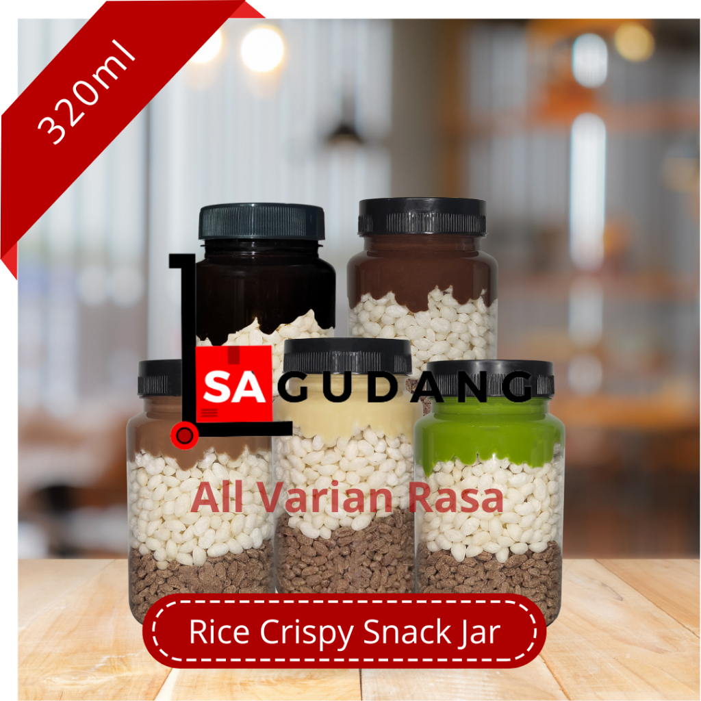 Jual Snack Choco Jar Rice Crispy Crunchy Cereal Sereal Toples Topping ...