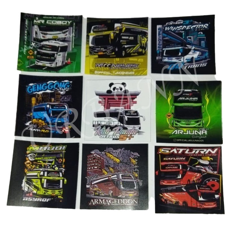 Jual STIKER BUS ARTIS harga satuan | Shopee Indonesia