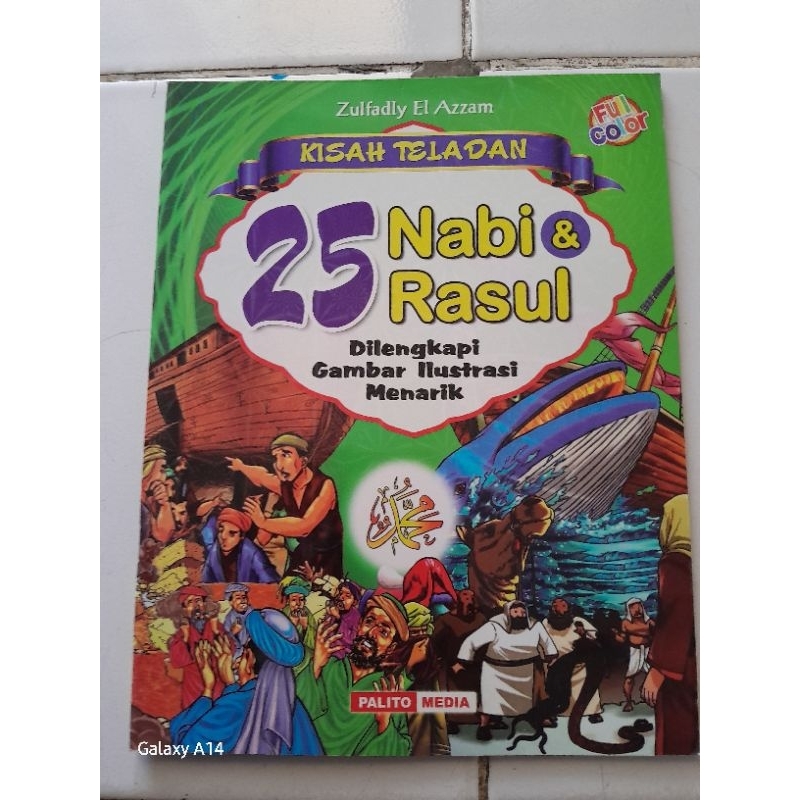 Jual BUKU KISAH TELADAN 25 NABI DAN RASUL di lengkapi gambar ilustrasi ...