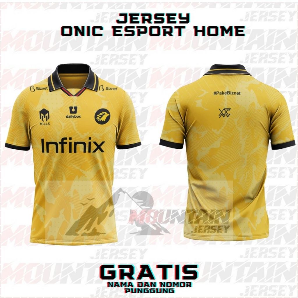 Jual JERSEY ONIC HOME ESPORT PLAYER ISSUE NEW FULL PRINTING GRATIS NAMA ...