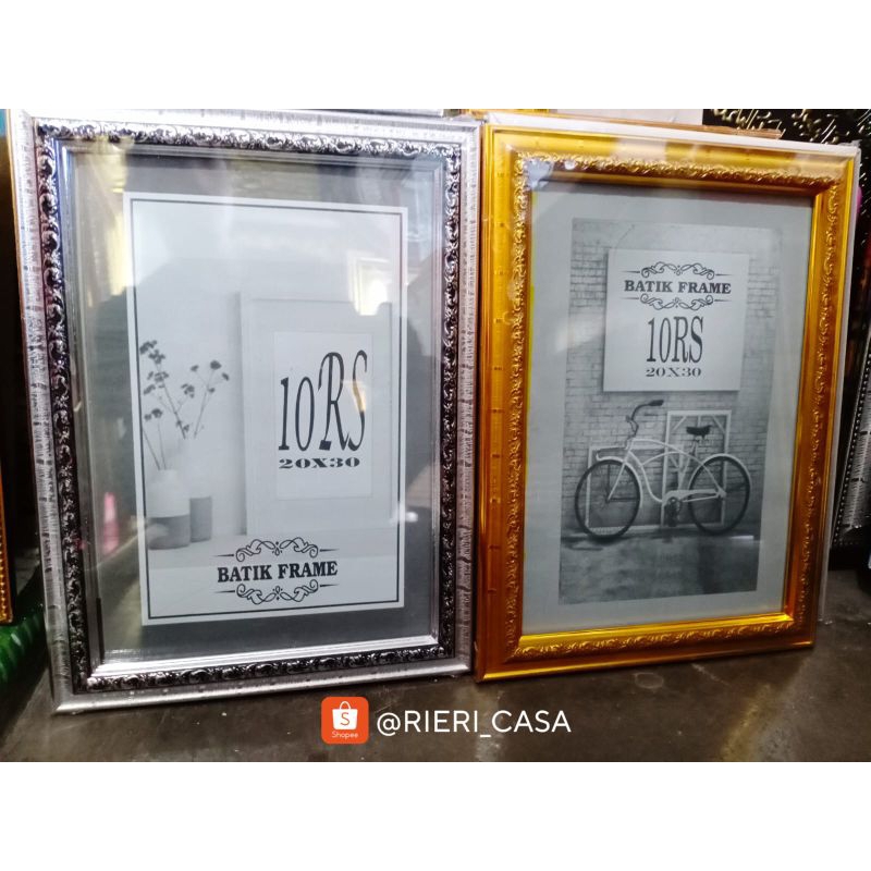 Jual A4 10RS 'TEPI' 25x35 Pigura Foto || Motif Lis Timbul Polos Frame ...