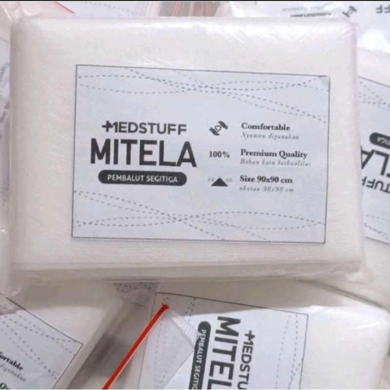 Jual Mitela/ Kain PMR/ Mitella/ Pembalut Siku Kain Ukuran 90cm× ...