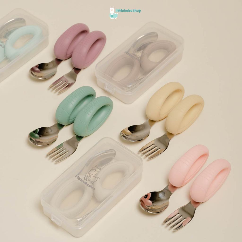 Jual Littlebebeshop Suten Spoon & Fork Stainless with Case | Sendok ...