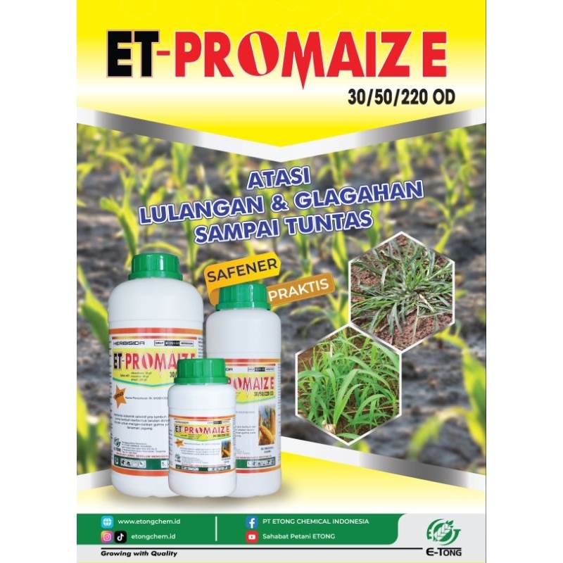 Jual ET-PROMAIZE 250ml HERBISIDA SELEKTIF TANAMAN JAGUNG RACUN RUMPUT ...