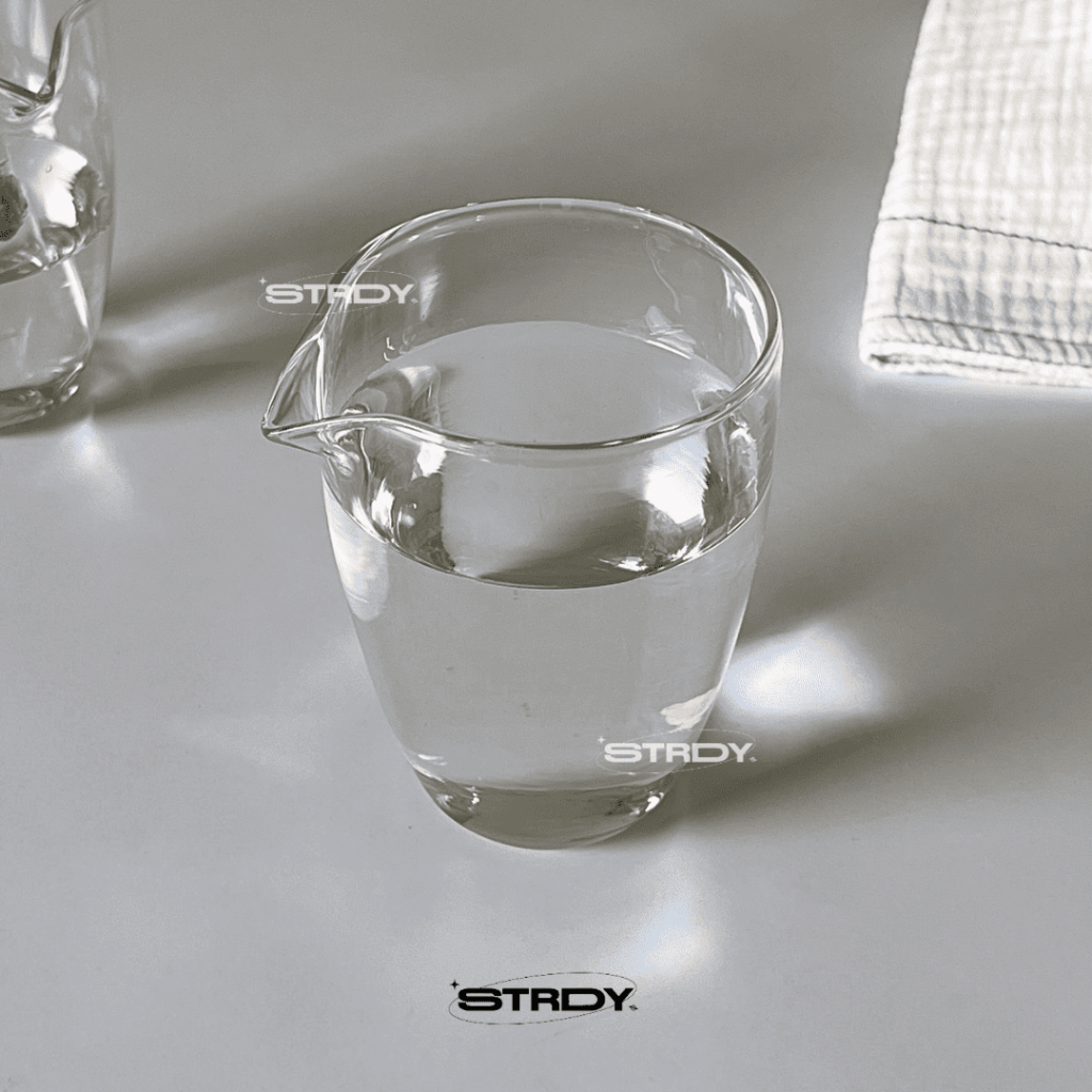 Jual [STRDY.] Basic glass pourer - milk jug aesthetic gelas korea ...