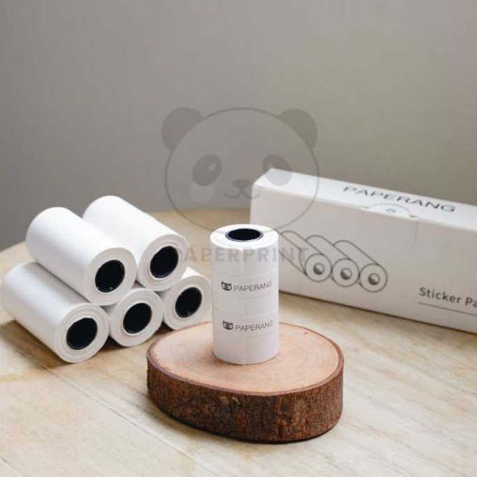 Jual PAPERANG THERMAL STICKER ORIGINAL White Sticker 57x30mm Resi ...