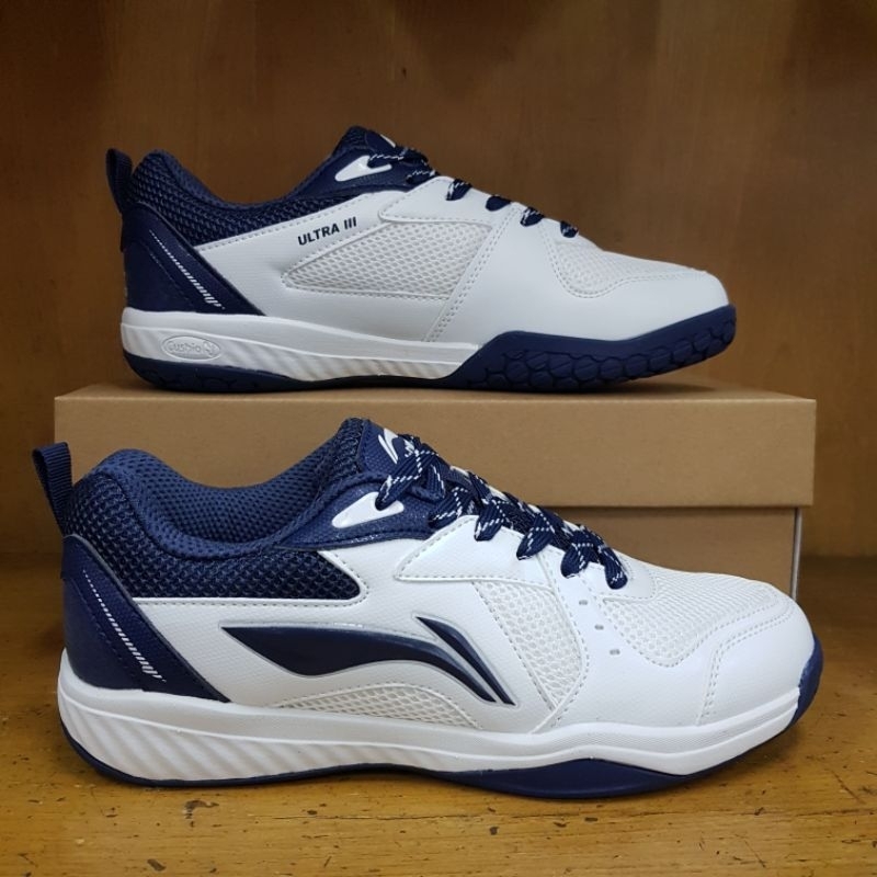 Jual Sepatu shoes badminton bulutangkis lining li ning ultra biru ...