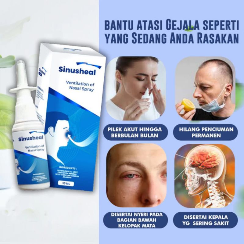 Jual Sinusheal Pray Obat Bantu Atasi Permasalahan Sinusitis Sesak Nafas ...