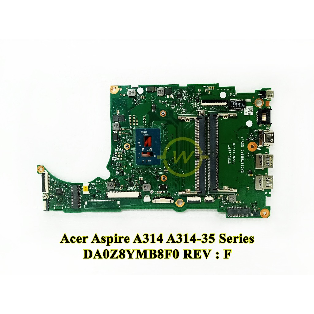 Jual Mainboard Motherboard Mobo Laptop Acer Aspire A314 A314-35 DA0Z8YMB8F0 REV F Series ...