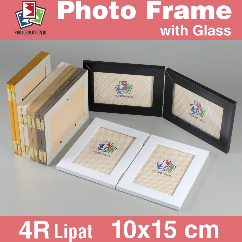 Jual Best produk Bingkai Foto 4R Lipat Minimalis PAKAI KACA - Photo ...