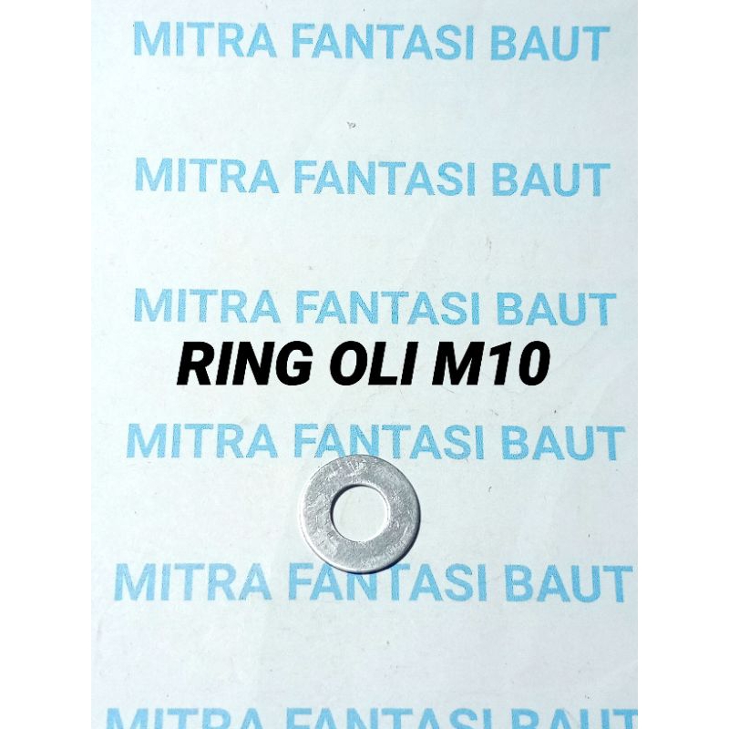 Jual (4PCS) RING OLI ALUMINIUM M10/diameter baut 14 | Shopee Indonesia