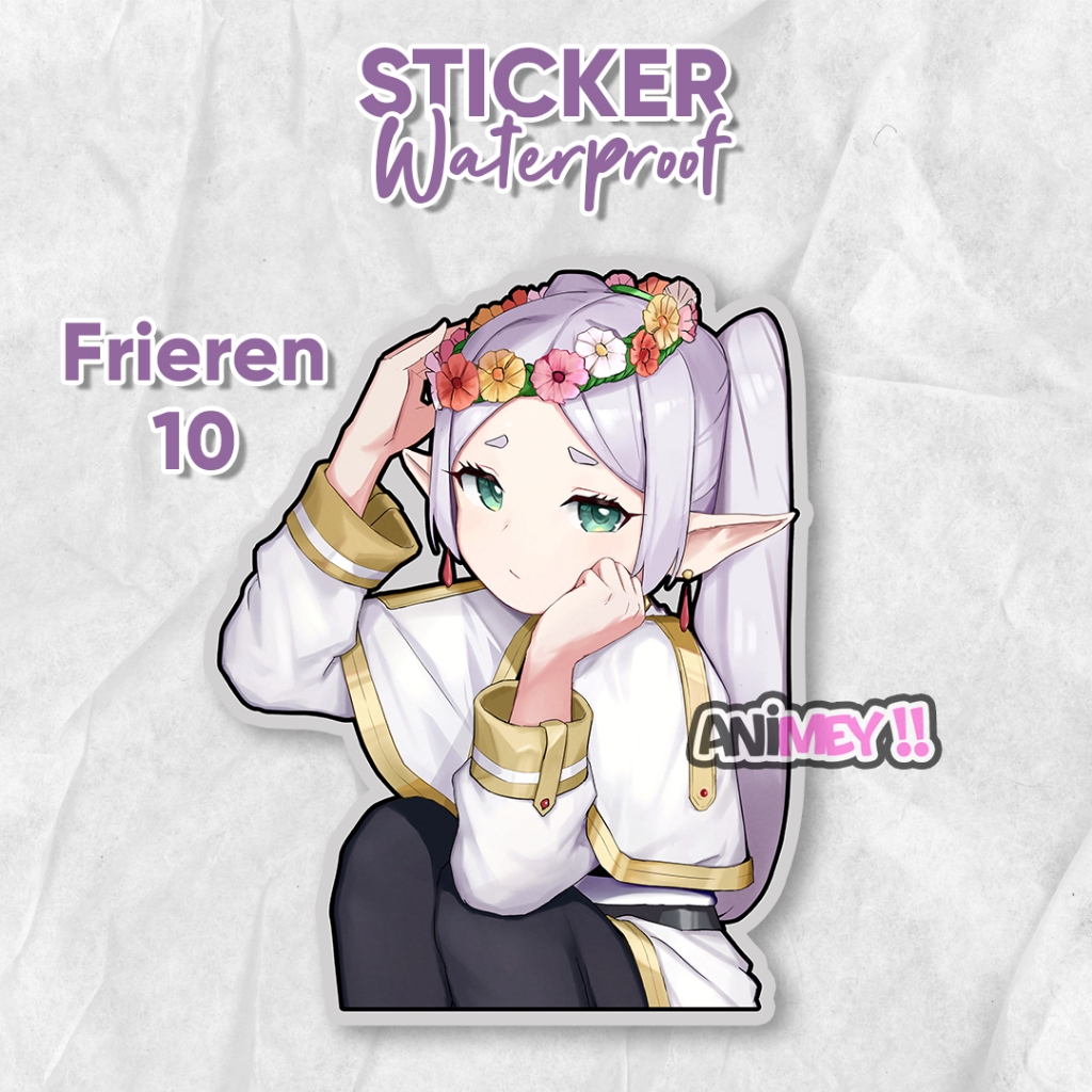 Jual Stiker Frieren / Sticker Anime Waterproof | Shopee Indonesia