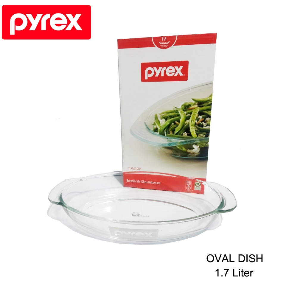 Jual Pyrex 1.7L Oval Dish Loyang Glass | Shopee Indonesia