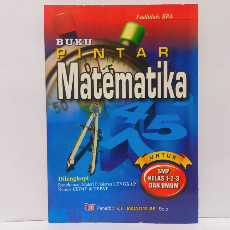 Jual Buku Pintar Matematika untuk SMP Kelas 1, 2, dan 3 - B55 | Shopee Indonesia