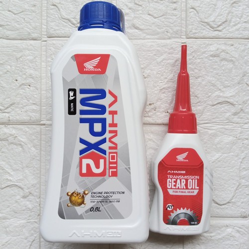 Jual Oli motor matic honda MPX2 800ml & Oli Gardan AHM Oli Gear Honda ...
