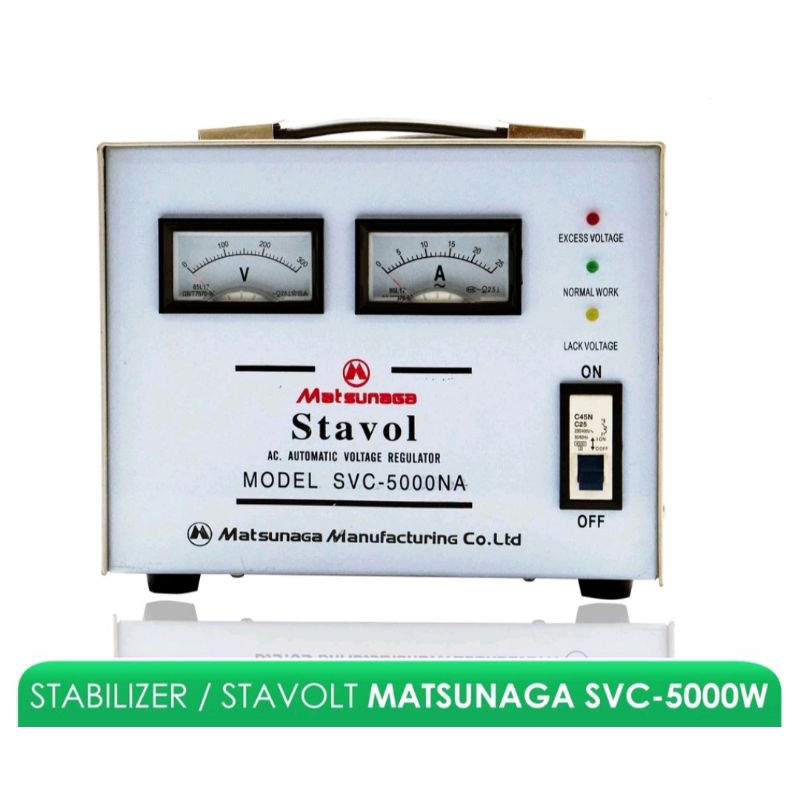 Jual Stabilizer Matsunaga 5000 Watt / Stabilizer Listrik MATSUNAGA ...