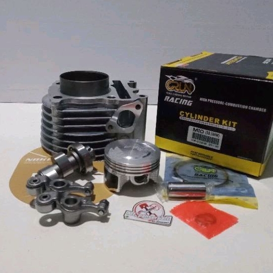 Jual PAKET BORE UP 150 CC BLOK SEHER/BORING PISTON SET MIO 58,5 BORE UP ...