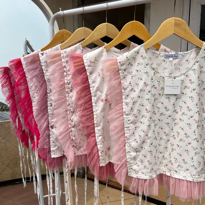 Jual [PART II] GANI VEST FLORAL | WAJIB BACA DESKRIPSI! | Shopee Indonesia