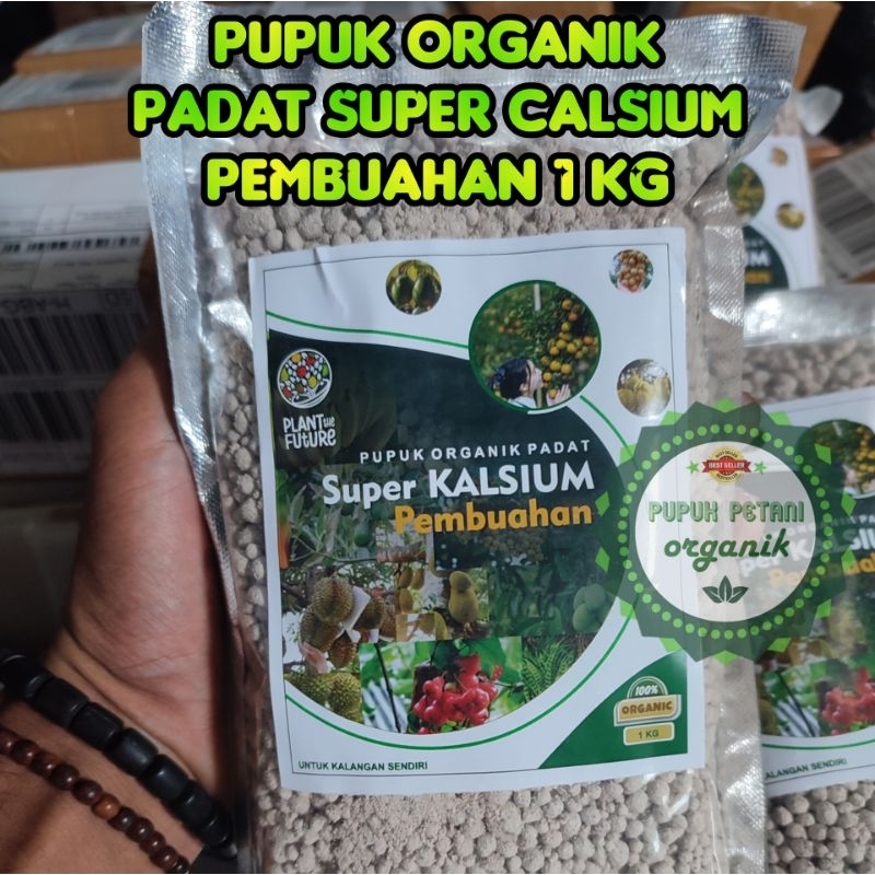Jual Pupuk Organik Padat Super Calsium Pembuahan 1 Kg | Shopee Indonesia