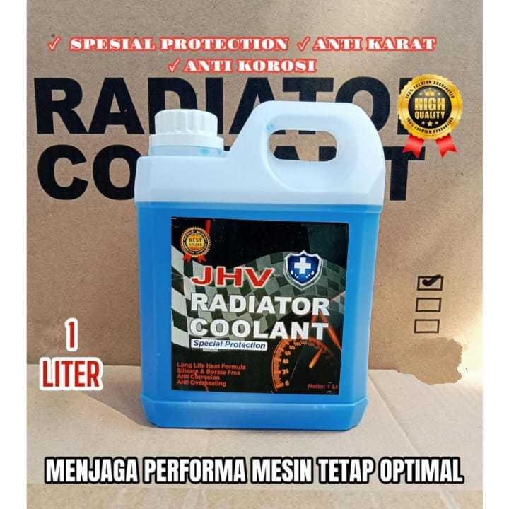 Jual AIR RADIATOR COOLANT JHV [ BIRU ] - UNTUK SEMUA MOTOR & MOBIL ...